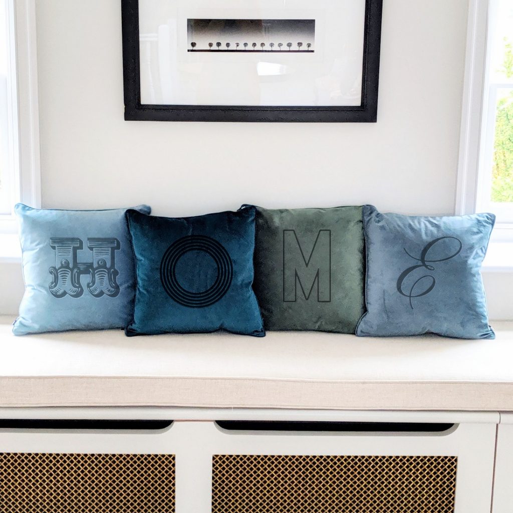 The Alphabet Cushion - NV London Calcutta